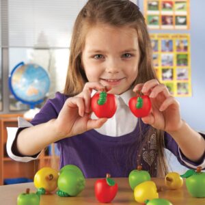 Learning Resources Attribute Apples, Sorting and Matching, Set of 27 Pieces, Toddler Learning Toys, Ages 3+