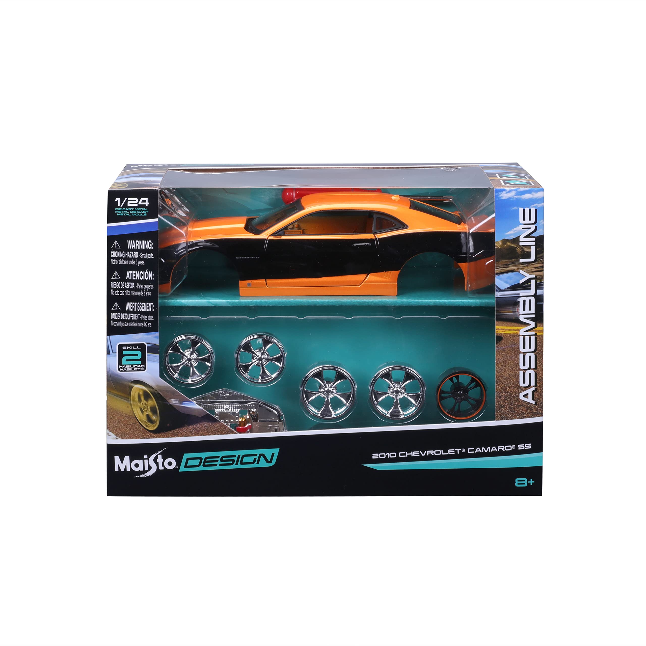 Maisto 1:24 Scale Design Assembly Line 2010 Chevrolet Camaro SS Die-Cast Vehicle - Colors May Vary