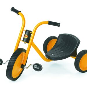 Children’s Factory MyRider 6" Toddler Tricycle, Kids Tricycle with Rubber Wheels, Yellow/Black