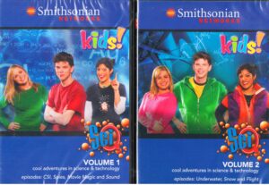 smithsonian networks kids educational adventures in science & technology - 6 episodes - csi , spies , movie magic , underwater , snow , flight - 2 disc set : 184 minutes