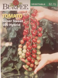 burpee seeds, tomato cherry hybrid, 1 count