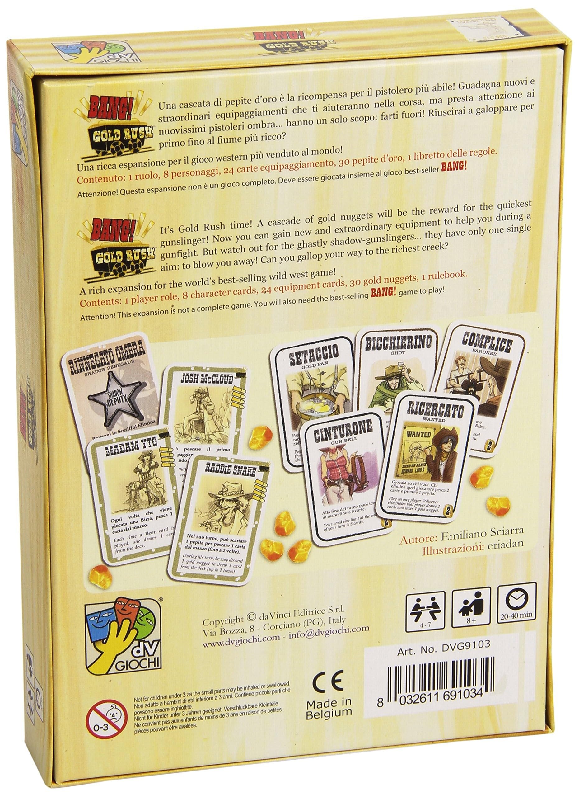 dV Giochi Bang! The Gold Rush | Card Game (9103DVG)