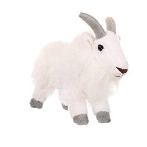 Wild Republic Mountain Goat Plush, Stuffed Animal, Plush Toy, Gifts for Kids, Cuddlekins 8 Inches