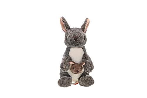 Wild Republic Kangaroo with Joey Plush, Stuffed Animal, Plush Toy, Gifts for Kids, Cuddlekins 8 Inches, 8", Model:10867