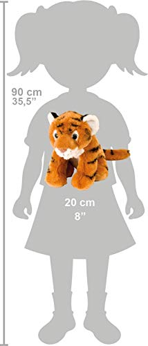 Wild Republic Tiger Baby Plush, Stuffed Animal, Toy, Gifts for Kids, Cuddlekins 8 Inches