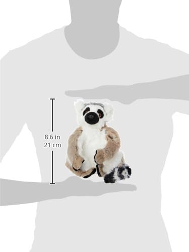 Wild Republic Ring Tailed Lemur Plush, Stuffed Animal, Plush Toy, Kids Gifts, Cuddlekins, 8 Inches