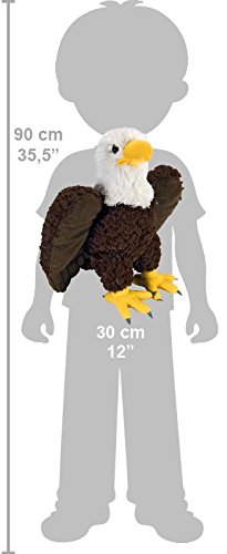 Wild Republic Bald Eagle Plush, Stuffed Animal, Plush Toy, Gifts for Kids, Cuddlekins 12 Inches