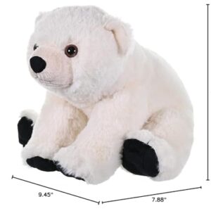 Wild Republic Polar Bear Baby Plush, Stuffed Animal, Plush Toy, Gifts for Kids, Cuddlekins 12 Inches