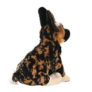 Wild Republic African Wild Dog Plush, Stuffed Animal, Plush Toy, Gifts for Kids, Cuddlekins 12 Inches