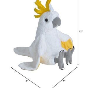 Wild Republic Cockatoo Plush, Stuffed Animal, Plush Toy, Gifts for Kids, Cuddlekins 12 Inches (10925)