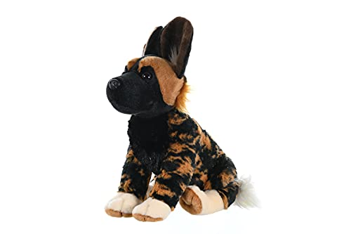 Wild Republic African Wild Dog Plush, Stuffed Animal, Plush Toy, Gifts for Kids, Cuddlekins 12 Inches