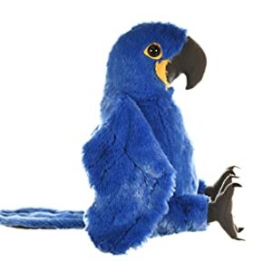 Wild Republic Hyacinth Macaw Plush, Stuffed Animal, Plush Toy, Gifts for Kids, Cuddlekins 12 Inches, Blue