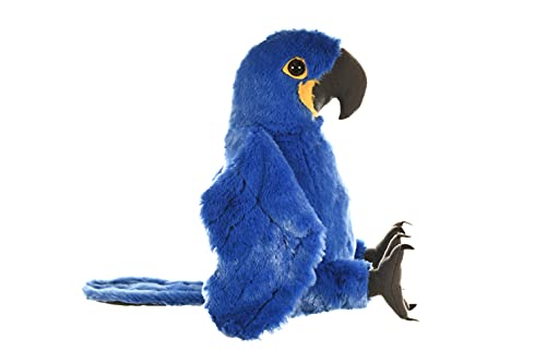 Wild Republic Hyacinth Macaw Plush, Stuffed Animal, Plush Toy, Gifts for Kids, Cuddlekins 12 Inches, Blue