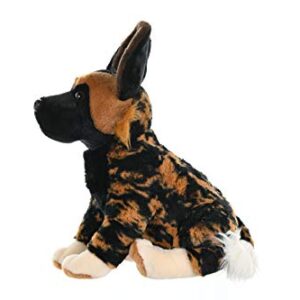 Wild Republic African Wild Dog Plush, Stuffed Animal, Plush Toy, Gifts for Kids, Cuddlekins 12 Inches