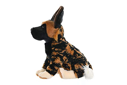 Wild Republic African Wild Dog Plush, Stuffed Animal, Plush Toy, Gifts for Kids, Cuddlekins 12 Inches