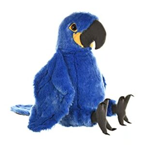 Wild Republic Hyacinth Macaw Plush, Stuffed Animal, Plush Toy, Gifts for Kids, Cuddlekins 12 Inches, Blue