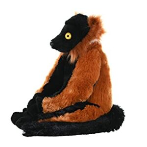 Wild Republic Red Ruffed Lemur Plush, Stuffed Animal, Plush Toy, Gifts for Kids, Cuddlekins12 Inches