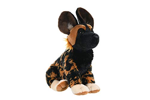 Wild Republic African Wild Dog Plush, Stuffed Animal, Plush Toy, Gifts for Kids, Cuddlekins 12 Inches