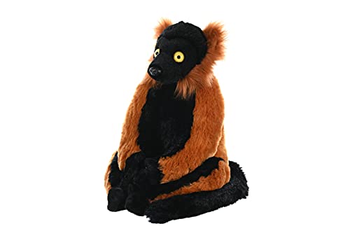 Wild Republic Red Ruffed Lemur Plush, Stuffed Animal, Plush Toy, Gifts for Kids, Cuddlekins12 Inches