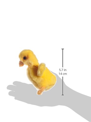 Steiff USA Yellow Pilla Duckling Plush Toy, 5.5” x 5.1” x 3.5” – Cuddly Duck Toy, Airbrushed Accents (73335), Miniature