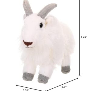 Wild Republic Mountain Goat Plush, Stuffed Animal, Plush Toy, Gifts for Kids, Cuddlekins 8 Inches