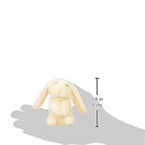 Folkmanis Mini Lop Earred Rabbit Finger Puppet, White, 1 EA