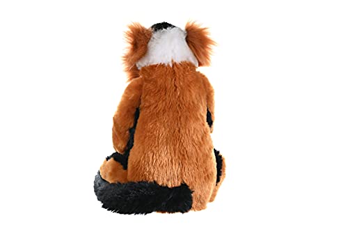 Wild Republic Red Ruffed Lemur Plush, Stuffed Animal, Plush Toy, Gifts for Kids, Cuddlekins12 Inches