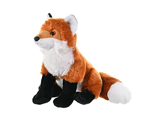 Wild Republic Red Fox Plush, Stuffed Animal, Plush Toy, Gifts For Kids, Cuddlekins 12" (10944)