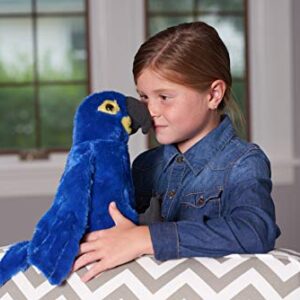 Wild Republic Hyacinth Macaw Plush, Stuffed Animal, Plush Toy, Gifts for Kids, Cuddlekins 12 Inches, Blue