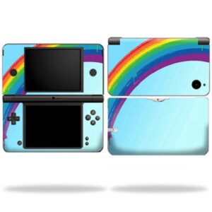 mightyskins skin compatible with nintendo dsi xl wrap sticker skins rainbow