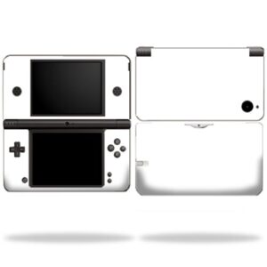 mightyskins skin compatible with nintendo dsi xl wrap sticker skins solid white