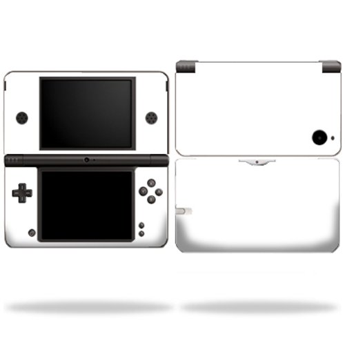 MightySkins Skin Compatible with Nintendo DSi XL wrap Sticker Skins Solid White