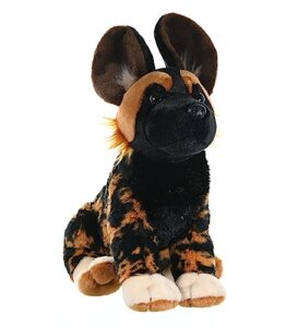 wild republic african wild dog plush, stuffed animal, plush toy, gifts for kids, cuddlekins 12 inches