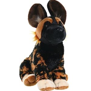 Wild Republic African Wild Dog Plush, Stuffed Animal, Plush Toy, Gifts for Kids, Cuddlekins 12 Inches