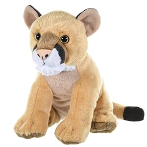 Wild Republic Mountain Lion Plush, Stuffed Animal, Plush Toy, Gifts for Kids, Cuddlekins 12 Inches