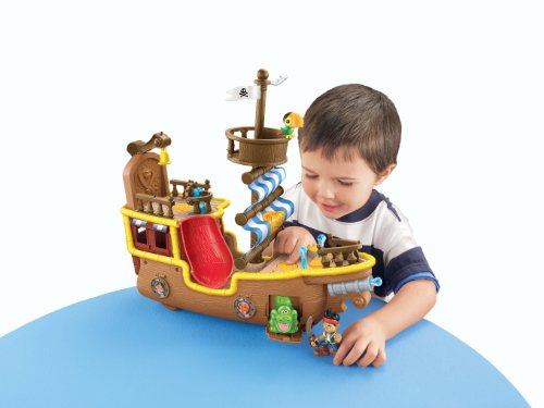 Fisher-Price Disney's Jake and The Never Land Pirates - Jake's Musical Pirate Ship Bucky [Amazon Exclusive]