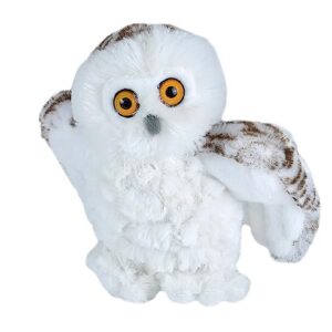 Wild Republic Snowy Owl Plush, Stuffed Animal, Plush Toy, Gifts for Kids, Cuddlekins 8 Inches