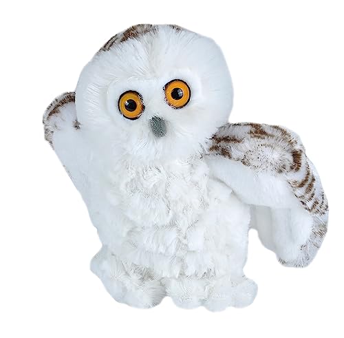 Wild Republic Snowy Owl Plush, Stuffed Animal, Plush Toy, Gifts for Kids, Cuddlekins 8 Inches