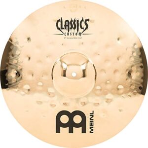 meinl 17" crash cymbal - classics custom extreme metal - made in germany, 2-year warranty (cc17emc-b)