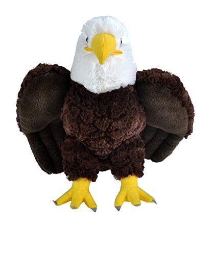 Wild Republic Bald Eagle Plush, Stuffed Animal, Plush Toy, Gifts for Kids, Cuddlekins 12 Inches