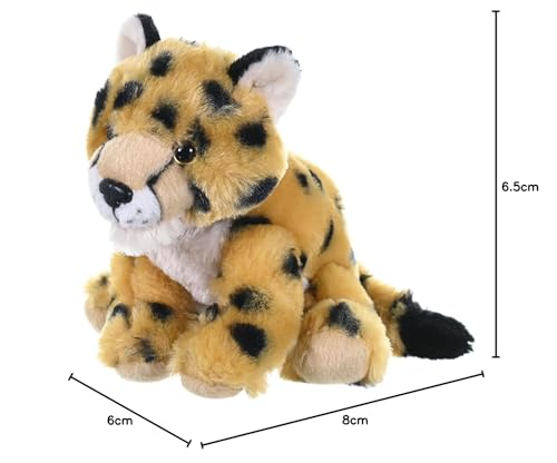 Wild Republic Cheetah Baby Plush, Stuffed Animal, Plush Toy, Gifts for Kids, Cuddlekins 8 Inches