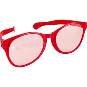 Amscan 259769.4 Red Jumbo Glasses, 1ct