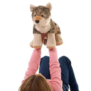 Wild Republic Wolf Plush, Stuffed Animal, Plush Toy, Gifts for Kids, Cuddlekins 12 Inches