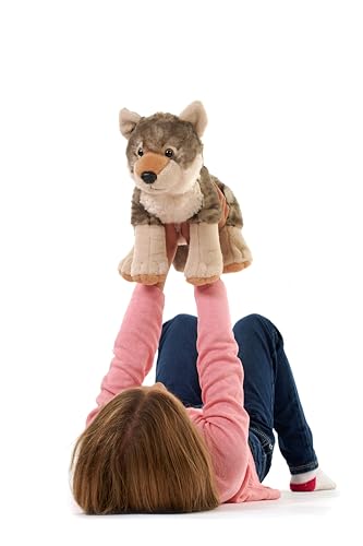 Wild Republic Wolf Plush, Stuffed Animal, Plush Toy, Gifts for Kids, Cuddlekins 12 Inches