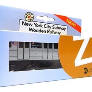 Munipals MP01-110Z Wooden Subway Train New York City MTA Z Nassau Street Express