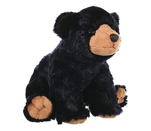 wild republic black bear plush, stuffed animal, plush toy, gifts for kids, cuddlekins 12 inches