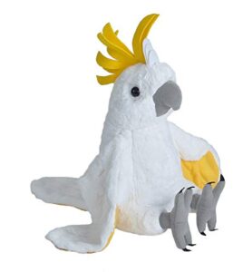 wild republic cockatoo plush, stuffed animal, plush toy, gifts for kids, cuddlekins 12 inches (10925)