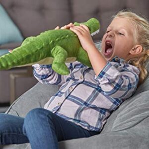 Wild Republic Green Alligator Plush, Stuffed Animal, Plush Toy, Gifts For Kids, Cuddlekins, 23"