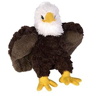 Wild Republic Bald Eagle Plush, Stuffed Animal, Plush Toy, Gifts for Kids, Cuddlekins 8 Inches