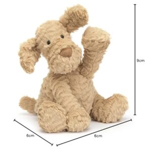 Jellycat Fuddlewuddle Puppy Stuffed Animal, Medium 9 inches | Dogs and Puppies Plush Toy | Classic Children's Gift